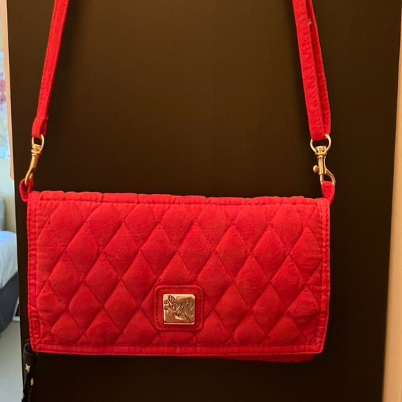 Bags | Red Velvet Pocketbook | Poshmark